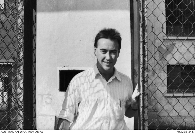 An informal portrait of solicitor Bruce Henry, an Australian human ...