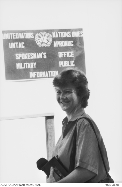 An informal portrait of Australian journalist and Cambodian ...