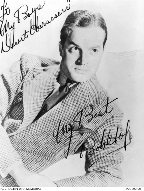 Studio portrait of Bob Hope, American entertainer and film star ...