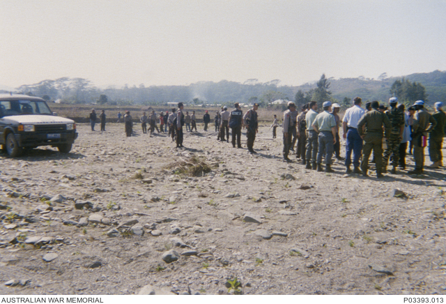 Members of the United Nations Mission East Timor (UNAMET) negotiating ...