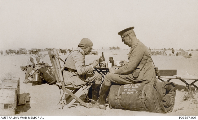 Colonel J.W.M'Cay (left), the Commander of 2nd Australian Infantry ...