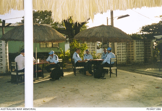 New Zealand Police Officers, members of the United Nations Mission East ...