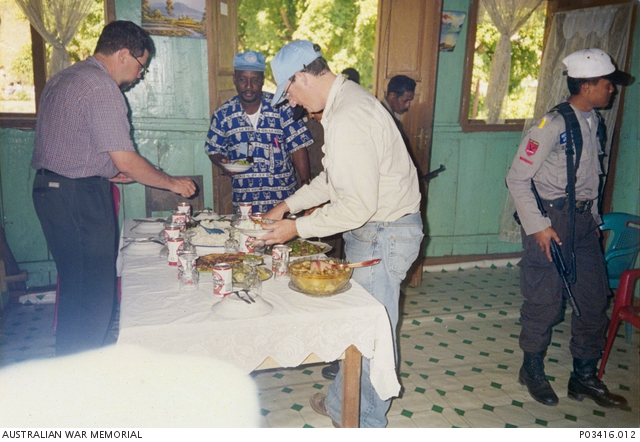 Civilian members of the United Nations Mission in East Timor (UNAMET ...