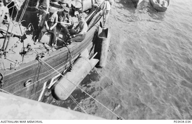 Royal Navy bomb disposal teams recovering unexploded bombs and mines ...