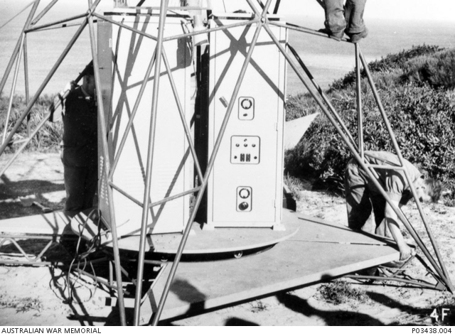 Dover Heights, South Heads, NSW. First prototype of the Light Weight Air Warning Radar (LW/AW ...
