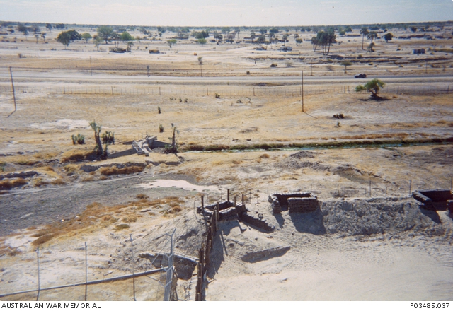 The eighth of ten images showing a panorama of the base used by the ...