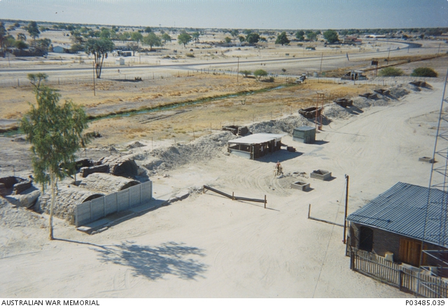 The tenth of ten images showing a panorama of the base used by the ...