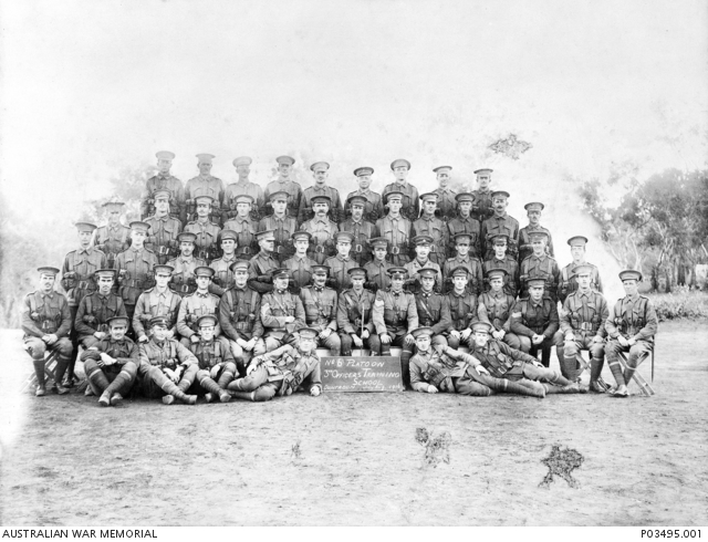 Group portrait of the officer trainees or cadets of No. 6 Platoon, 3rd ...