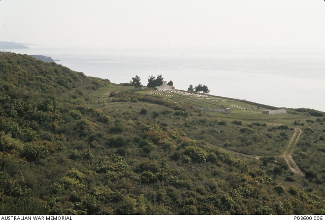 Shell Green cemetery, located on the western slopes of Bolton's Ridge ...