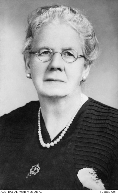 Portrait of Mrs Mary Ann Powell wearing a rose gold and enamel ...