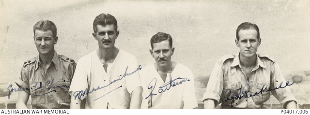 Group portrait of Australian prisoners of war (POWs) from Zentsuji Camp ...