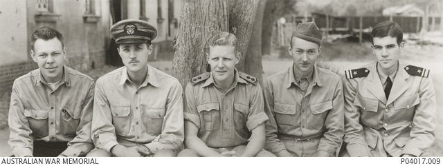 Group portrait of prisoners of war (POWs) from Zentsuji Camp at Shikoku ...