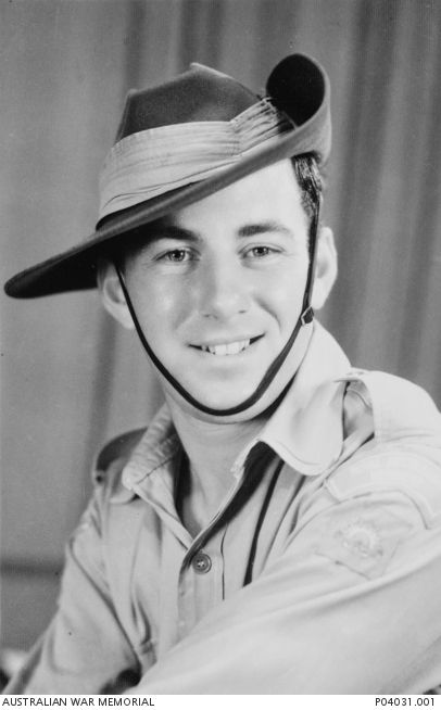 Studio portrait of 3/5728 Corporal John L Taylor, 9 Platoon, C Company ...