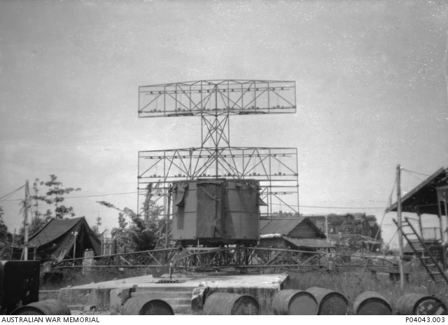The rear view of No 167 Radar (Ground Controlled Interception) Station ...