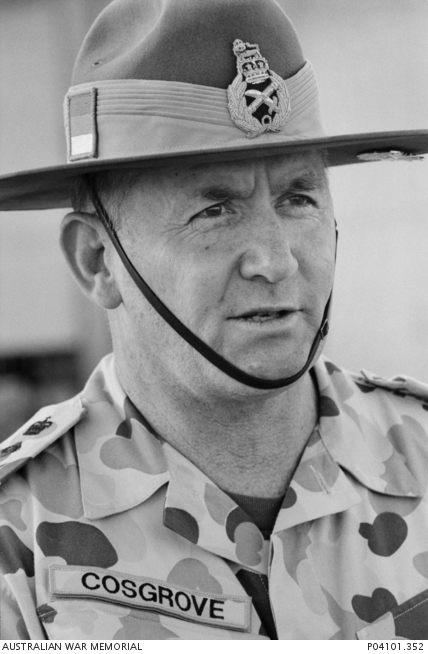 An informal portrait of the Chief of the Defence Force, General Peter ...