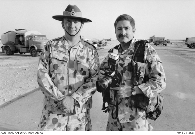 An informal portrait of the Chief of the Defence Force, General Peter ...