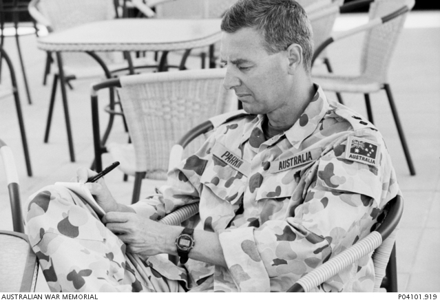 Lieutenant Colonel (Lt Col) Russell Parkin from the Army History Unit ...