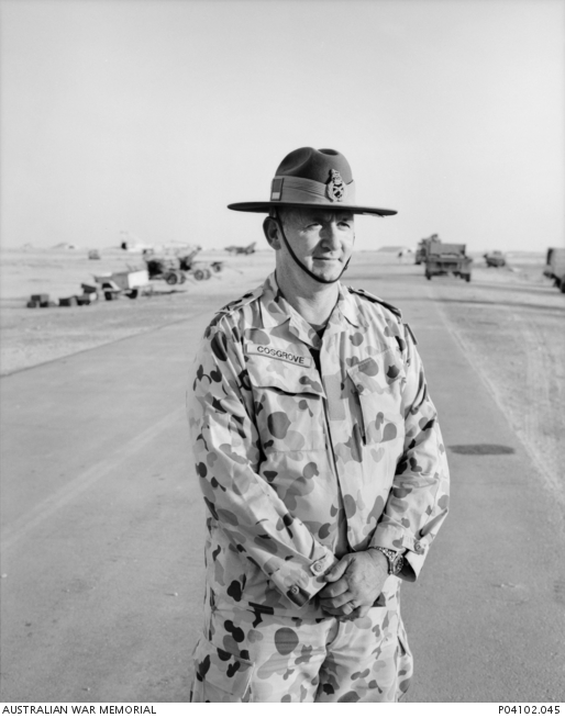 An informal portrait of the Chief of the Defence Force, General Peter ...