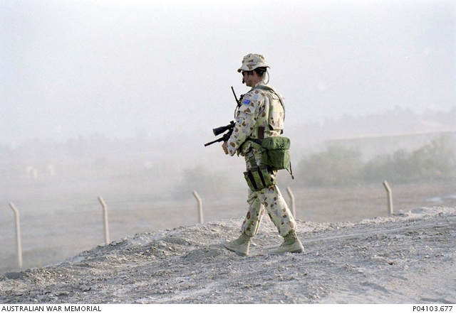 Leading Aircraftman (LAC) Darren Hoare, RAAF Airfield Defence Guard ...