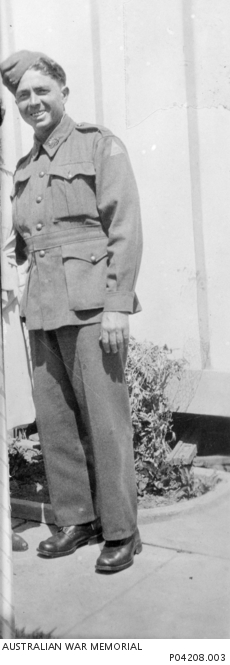 Portrait of NX30876 Private (later Corporal) John William Peard, of ...