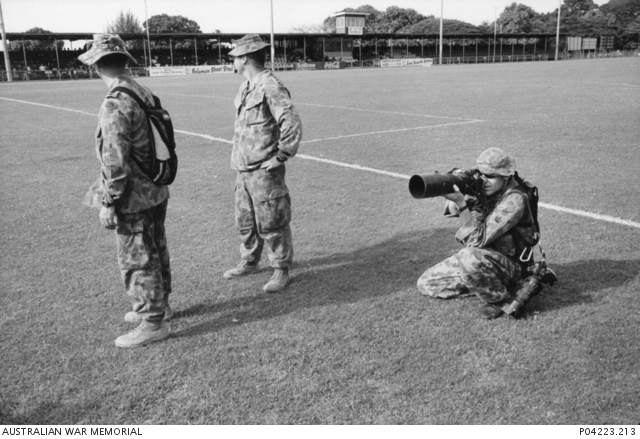 Official military photographer Warrant Officer Class 2 Gary Ramage, of ...