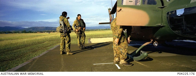 Captain Rachel Leal of 1st Intelligence Battalion, Sydney, (left) and ...