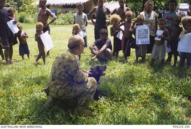 Sapper Graham Ellis, of 3rd Combat Engineer Regiment, and his Explosive ...