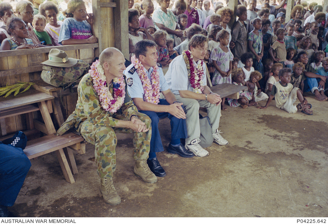 Senior Australian officials of the Regional Assistance Mission to the ...