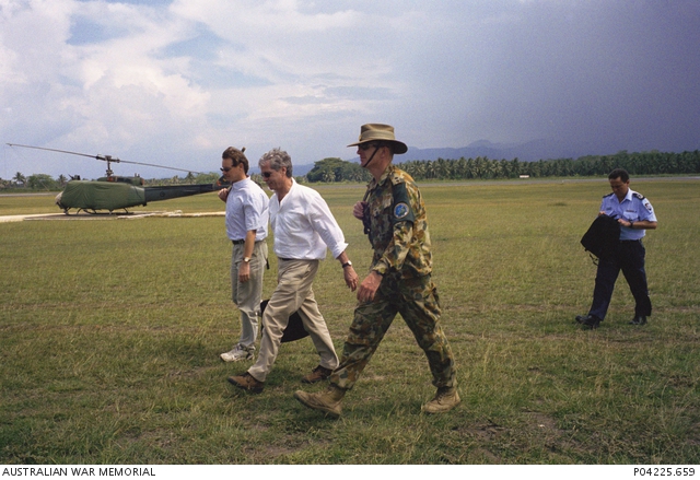 Senior Australian officials of the Regional Assistance Mission to the ...