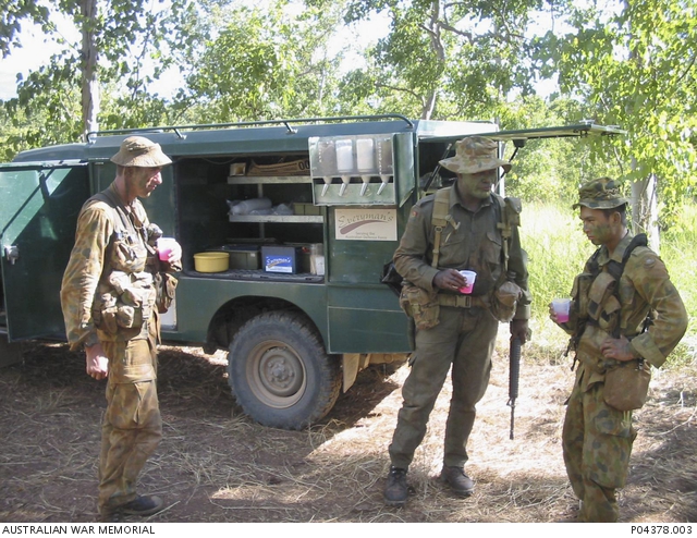 Two unidentified members of 5th/7th Battalion, The Royal Australian ...