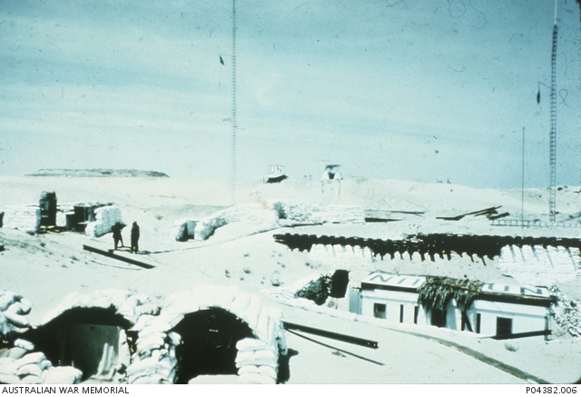 An elevated view of the United Nations Truce Supervision Organisation ...