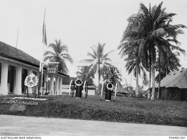 View of Minden Barracks, the Battalion Headquarters of 2 Battalion, the ...