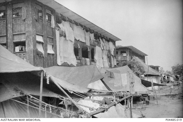 A view of the buildings that made up Roberts Barracks, part of Changi ...