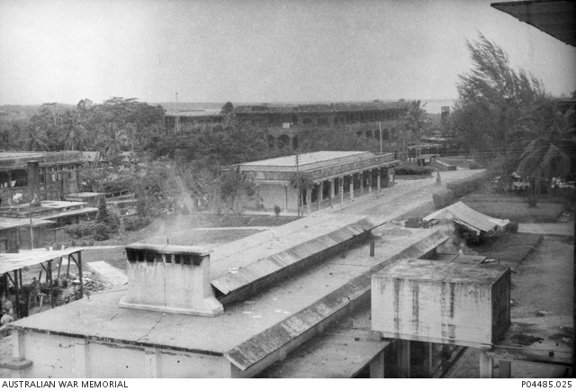 A view of the buildings that made up Roberts Barracks, part of Changi ...