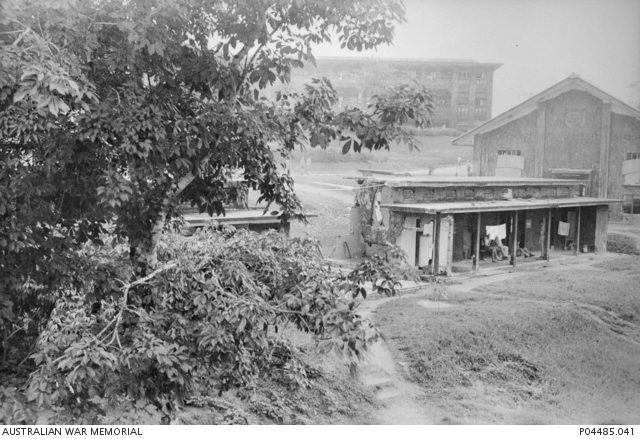 A view of the buildings that made up Roberts Barracks, part of Changi ...