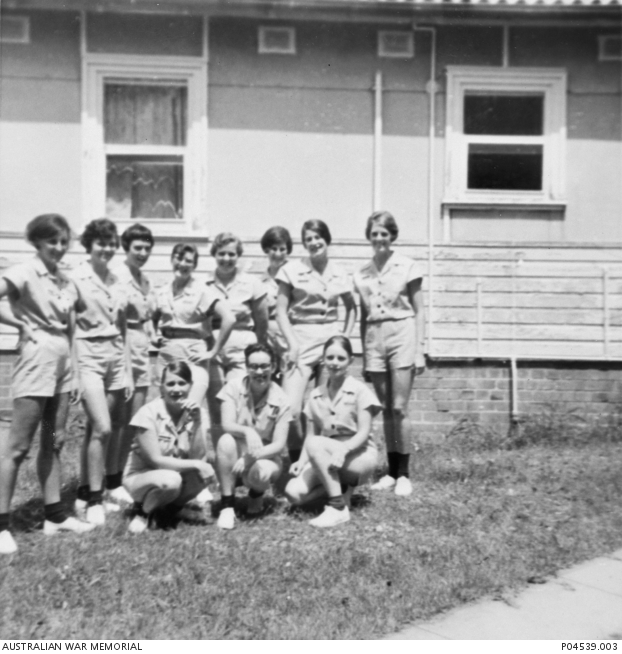 Informal group portrait of members of 109/66 Recruits Course, the ...
