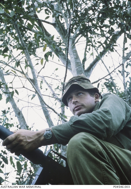 Informal portrait of 4718265 Lance Corporal Maxwell Darwin (Max) Thomas ...