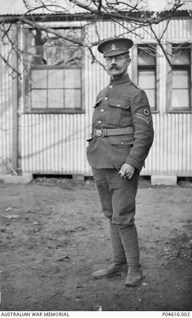Portrait of Corporal (Cpl) Albert Henry Fullwood, Royal Army Medical ...