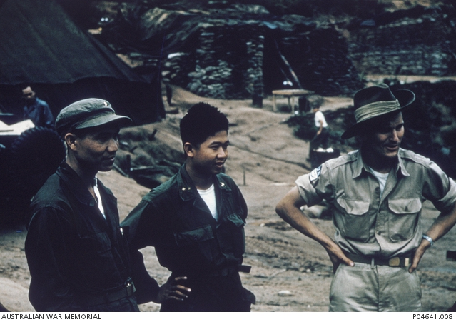 Informal portrait of Australian UN accredited War Correspondent Donald ...