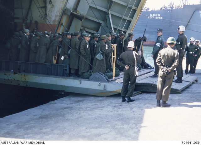 North Korean or Chinese prisoners of war (POWs), from Koje-do Island ...