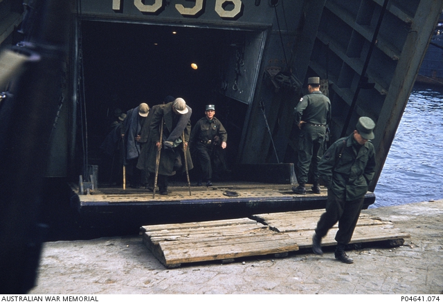 North Korean or Chinese prisoners of war (POWs), from Koje-do Island ...