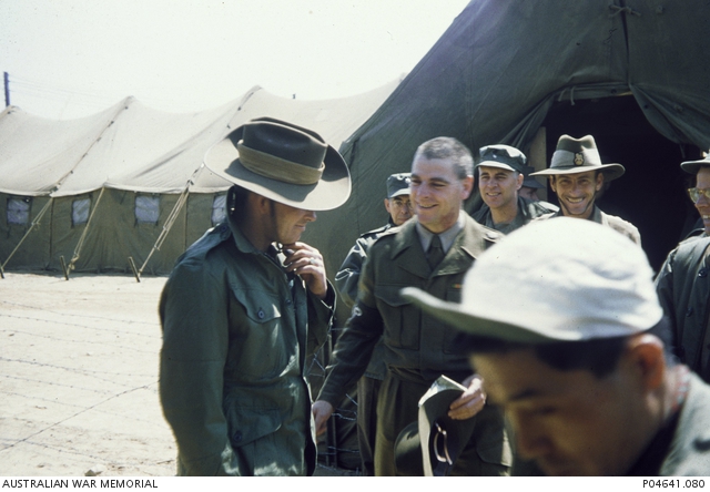 Freedom Village, Munsan-ni, Korea. 4/400163 Private Glen Brown, 3rd ...