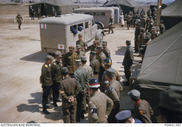 Punmanjom. A tight knit group of North Korean or Chinese negotiators ...