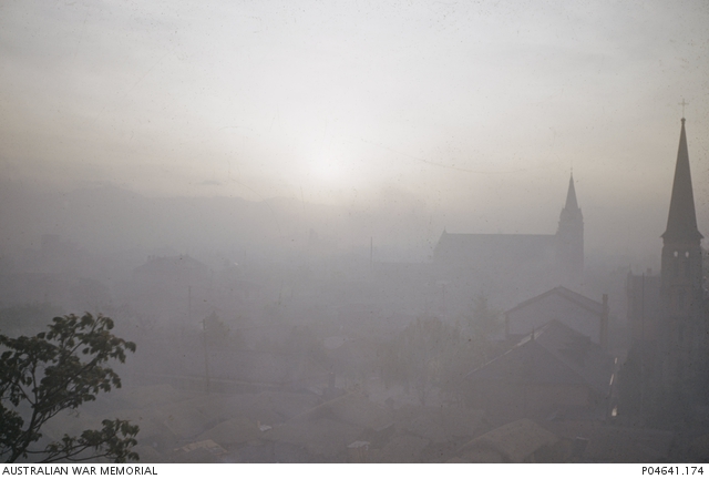 Korean city. One of a series of photographs taken by the Australian Mr ...