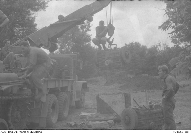 At Fire Support Base (FSB) Anne during Operation Finschhafen, a ...