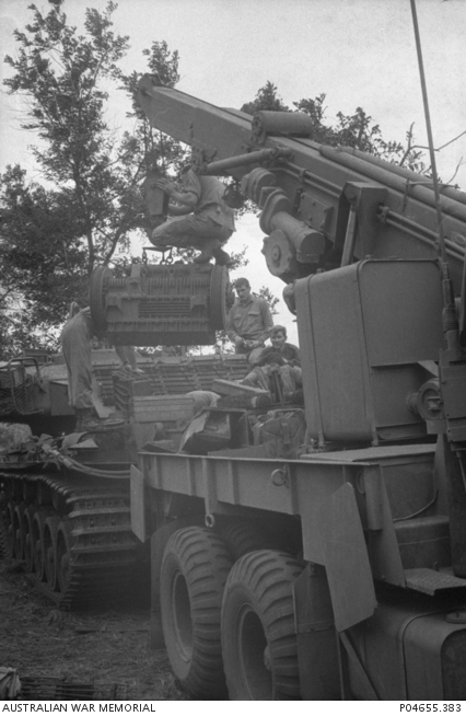 At Fire Support Base (FSB) Anne during Operation Finschhafen, a ...