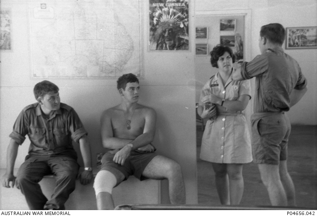 1st Australian Field Hospital, Red Cross Unit, at the Red Cross Hut ...