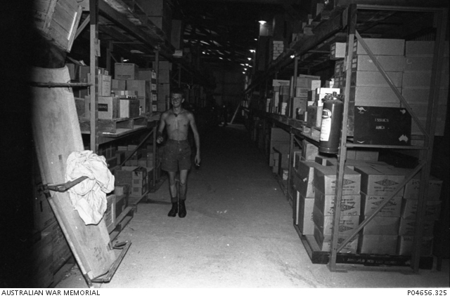 1st Australian Field Hospital, Stores. | Australian War Memorial