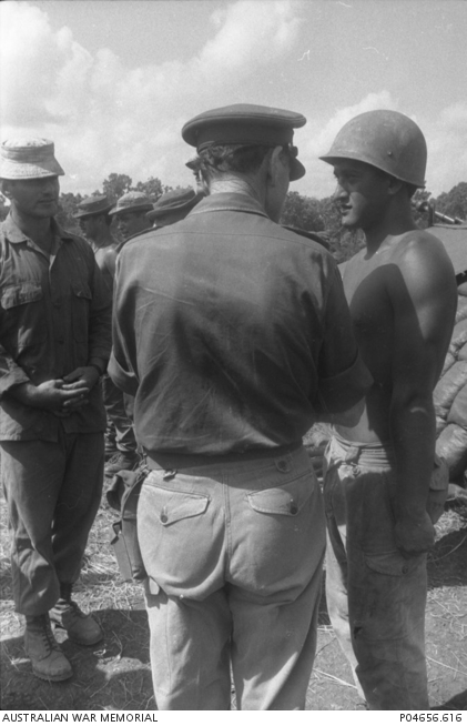 Normie Rowe promoted to Crew Commander 29 July 1969 with 12B Platoon, 1 ...