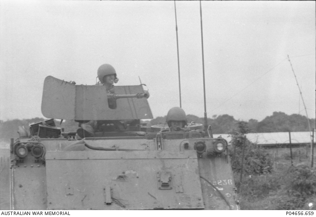 Normie Rowe promoted to Crew Commander 29 July 1969 with 12B Platoon, 1 ...